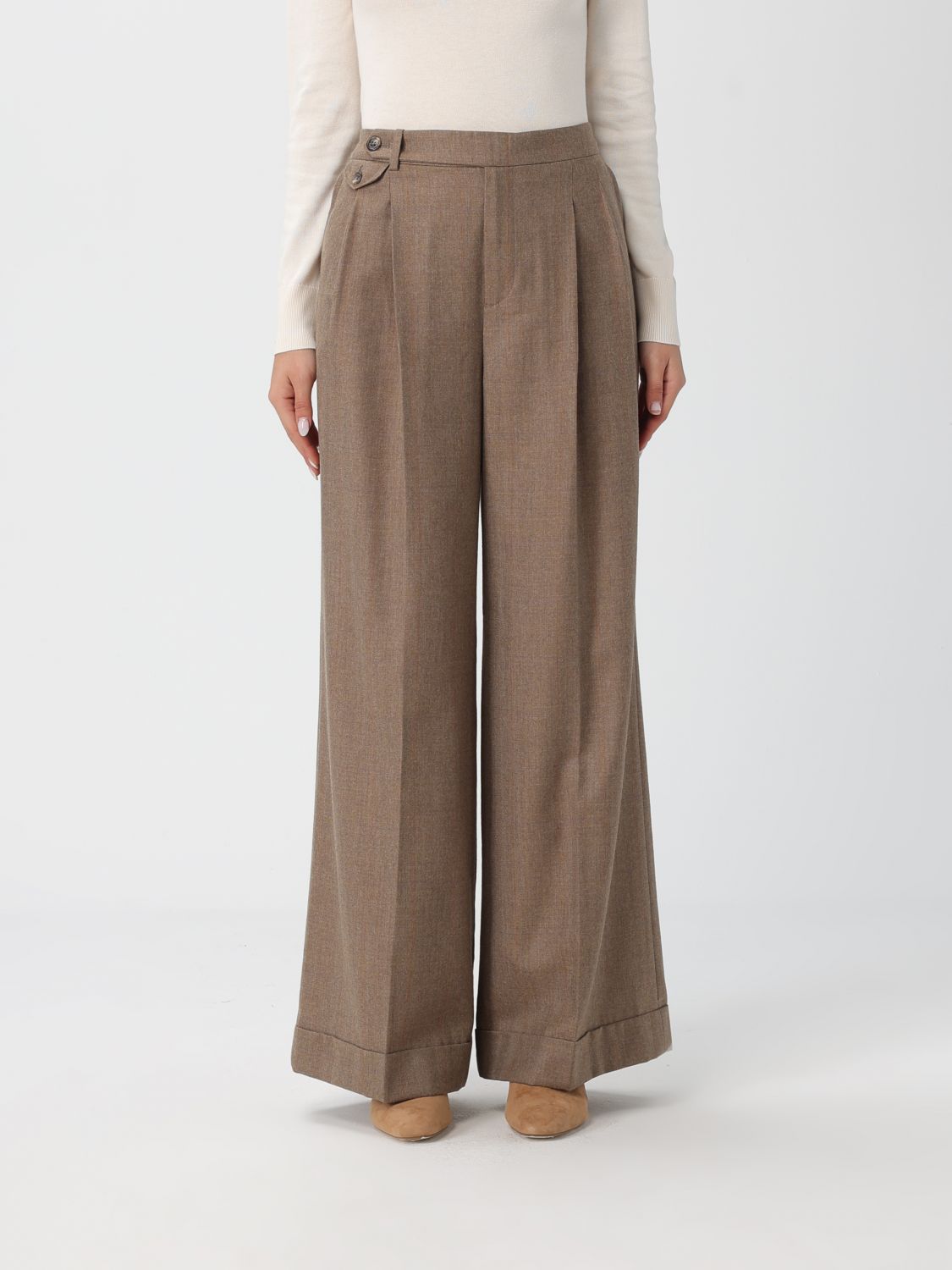 RALPH LAUREN LAUREN RALPH LAUREN Wide Leg Tailored Trousers